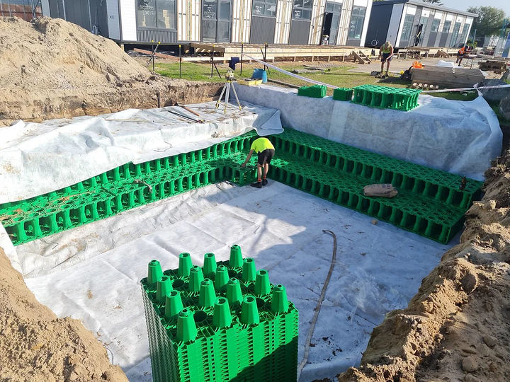 Stormcell | soakaway | storm water retention | Wetherization Systems ...